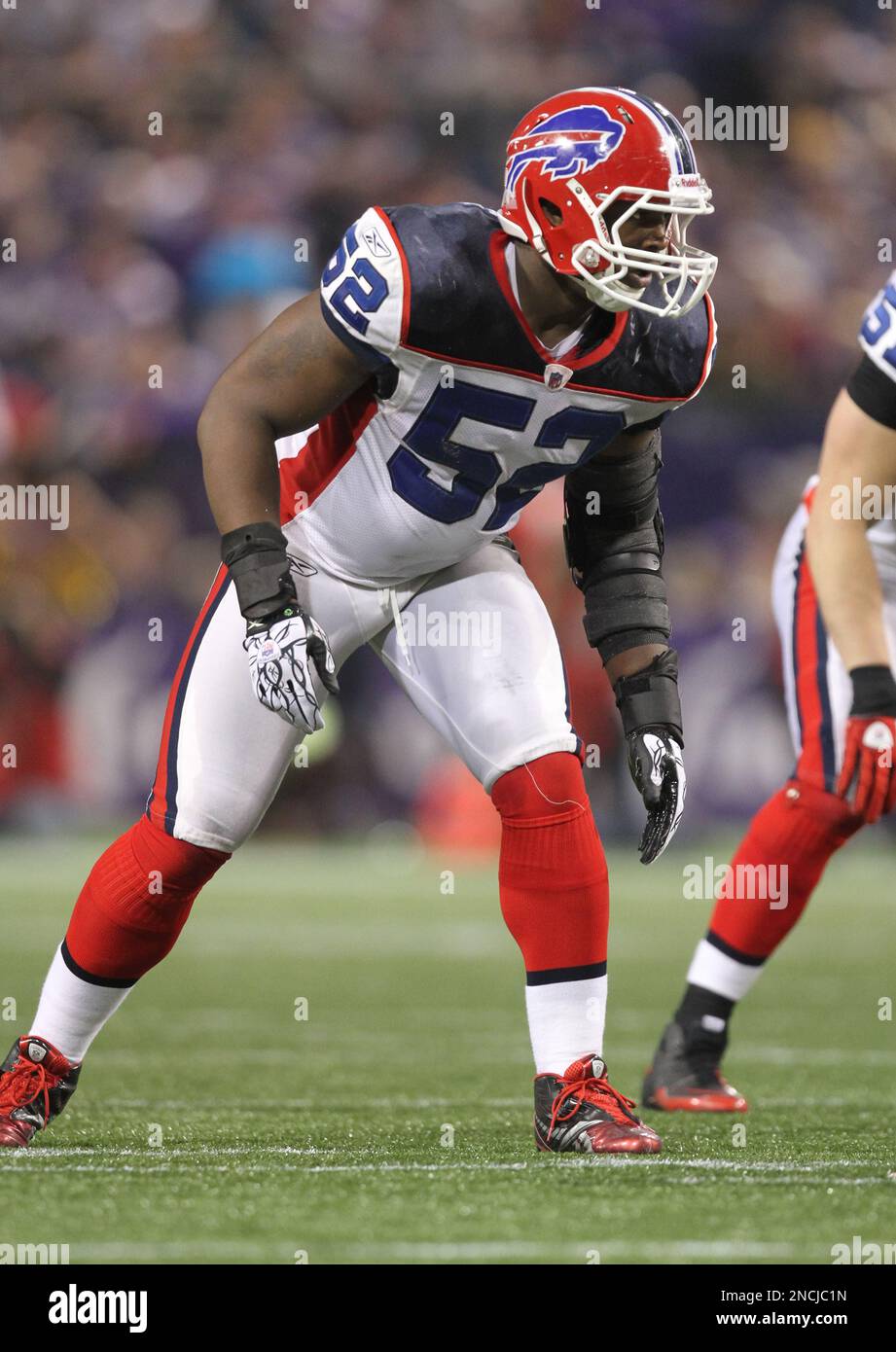 Buffalo Bills linebacker Arthur Moats (52) during the NFL football game ...