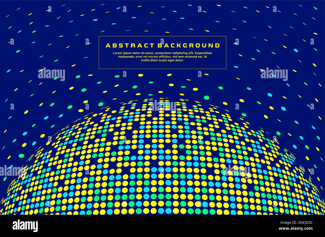 Modern abstract pixel circle background design. Colorful digital ...