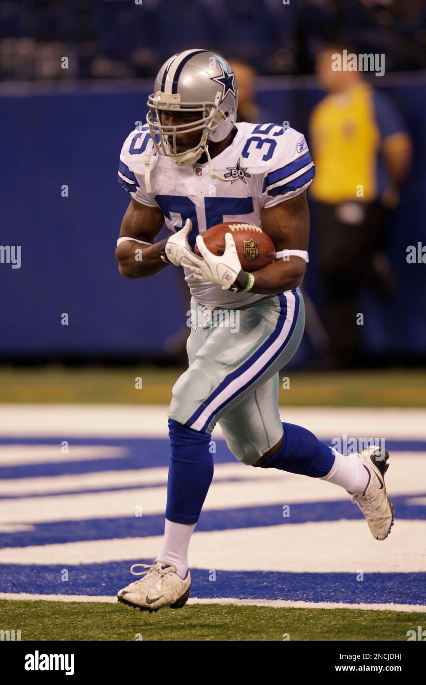Dallas Cowboys running back Lonyae Miller before the start of an NFL ...