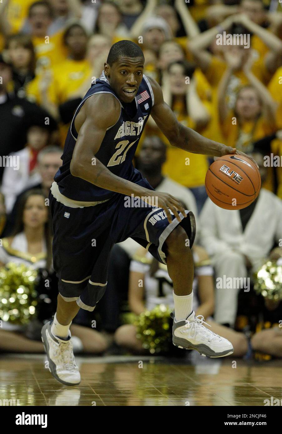 Georgetown guard Jason Clark (21) during the the second half of an NCAA ...
