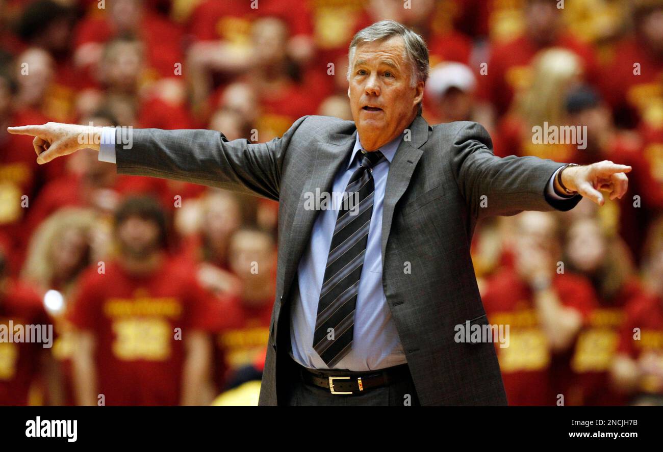 California coach Mike Montgomery directs his team during the first half ...