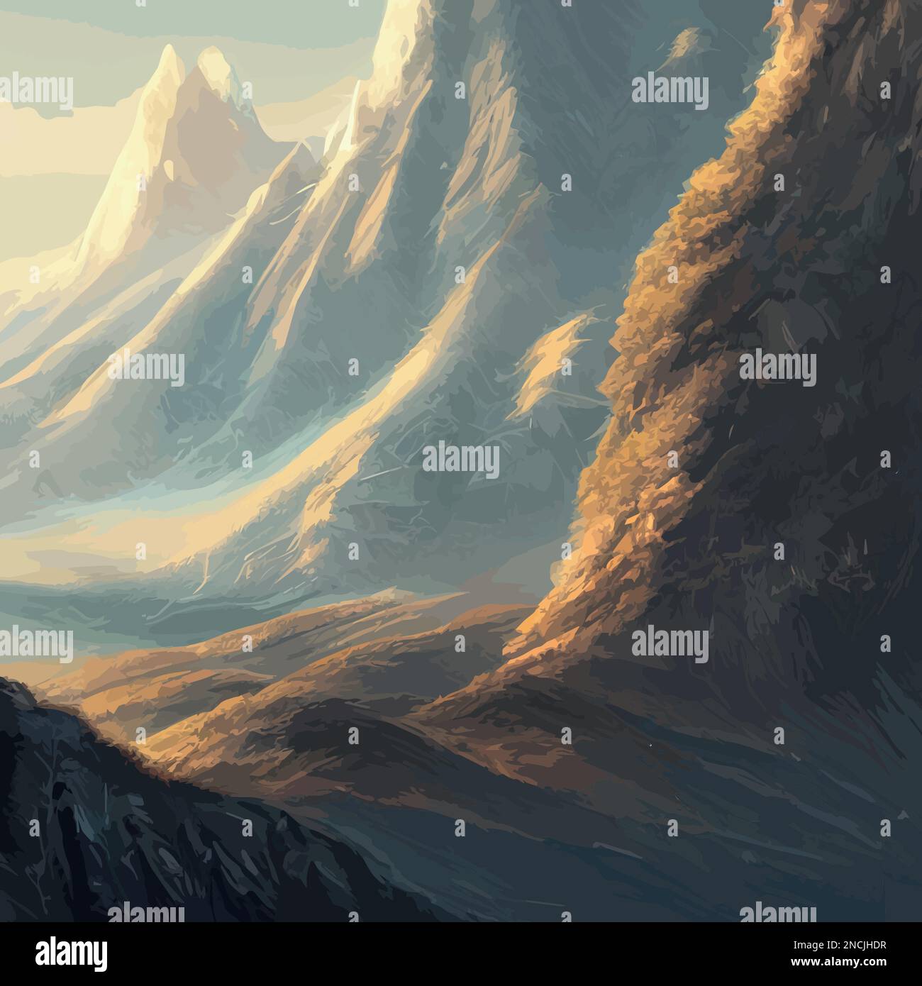 Road into distance sunrise Stock Vector Images - Alamy
