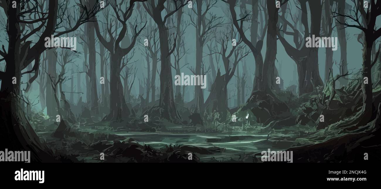 Spooky figure outside Stock Vector Images - Alamy