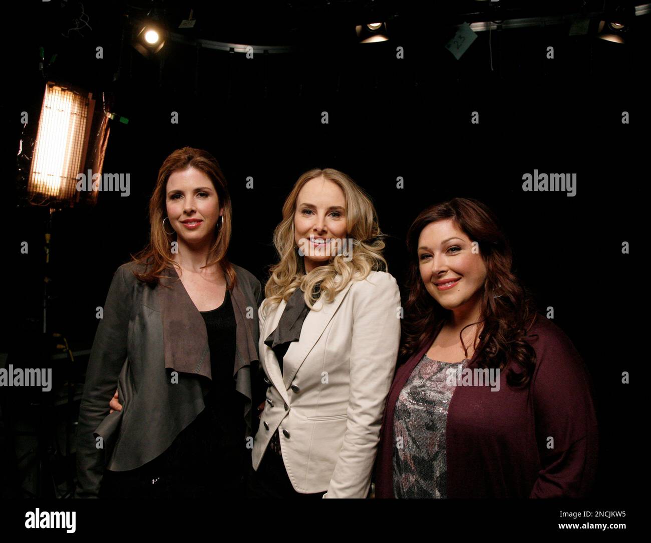 From left to right, Wendy Wilson, Chynna Phillips and Carnie Wilson ...