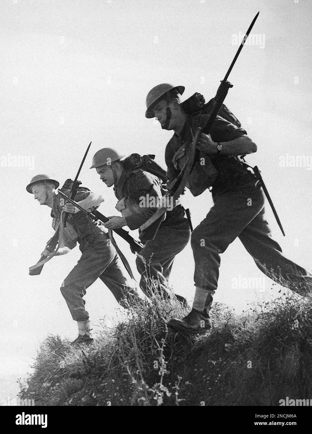 Americans are now in training in Britain with the Kings Royal Rifle ...