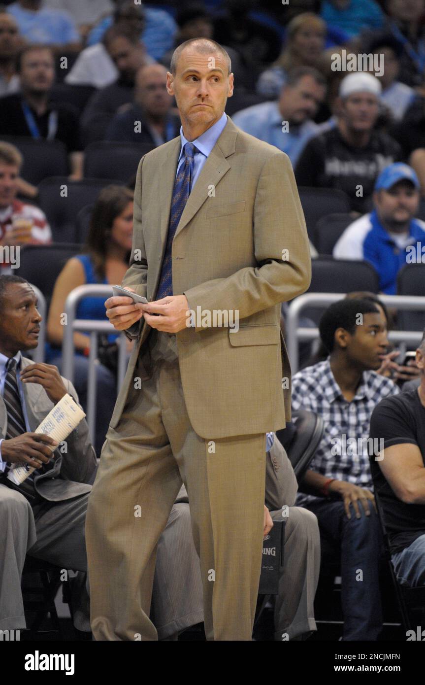 Dallas Mavericks head coach Rick Carlisle watches the action during a ...