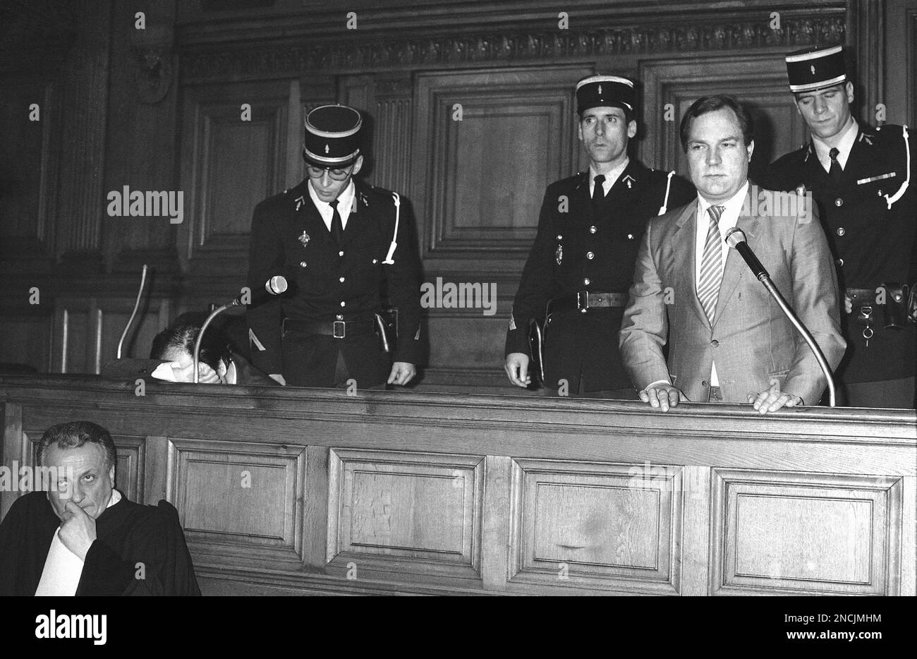 Shi Pei Pu, left, a singer in Chinese traditional opera burst into tears as former French ...