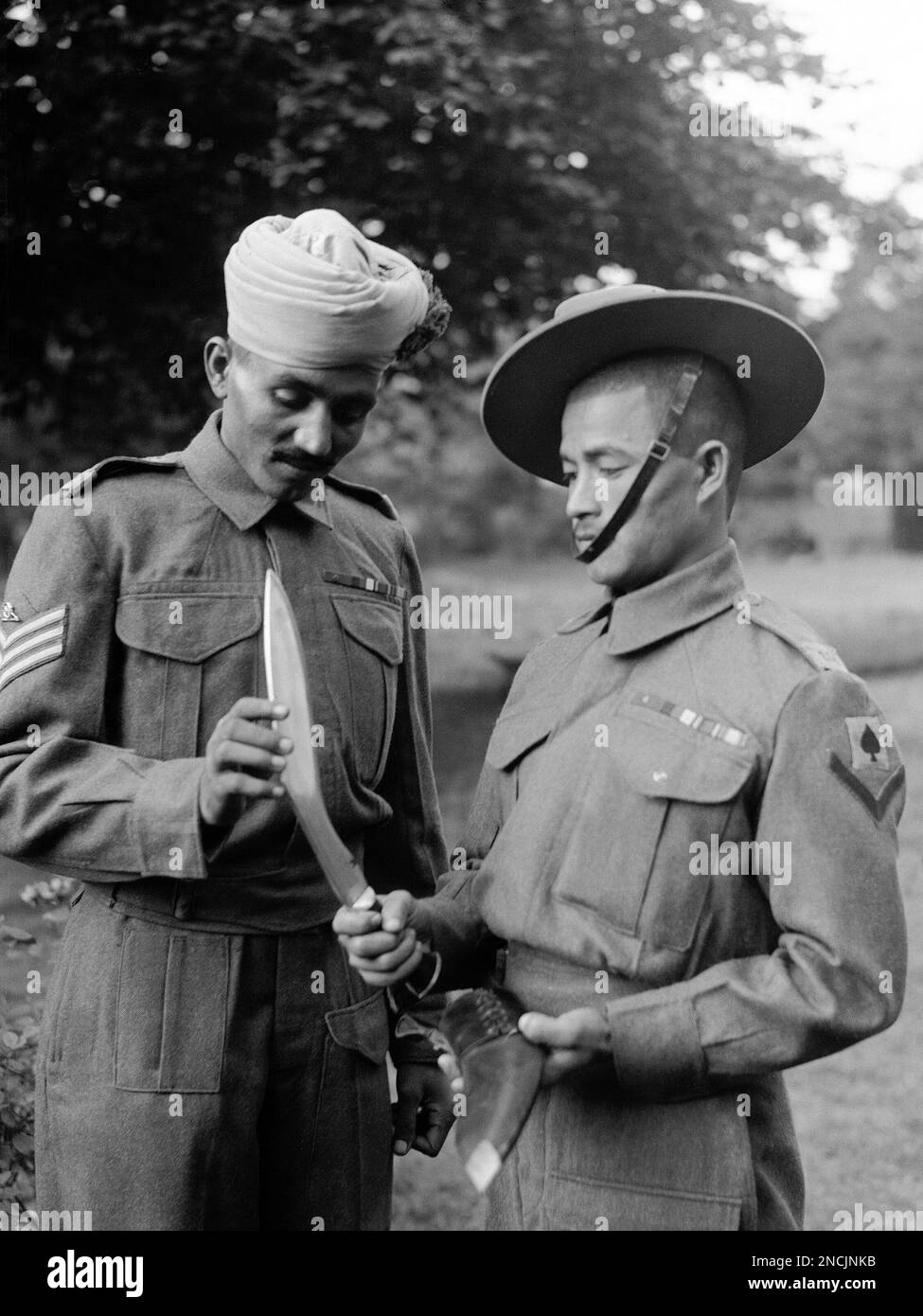 Three Indian Army V.C.S. of the war have arrived in London to receive ...