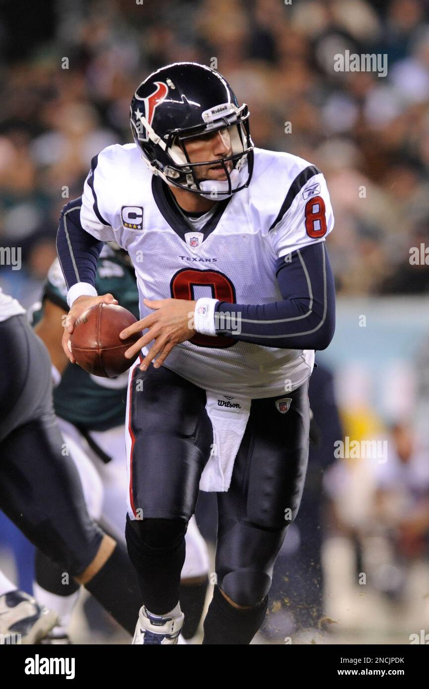 Houston Texans' Matt Schaub in the first half of an NFL football game ...