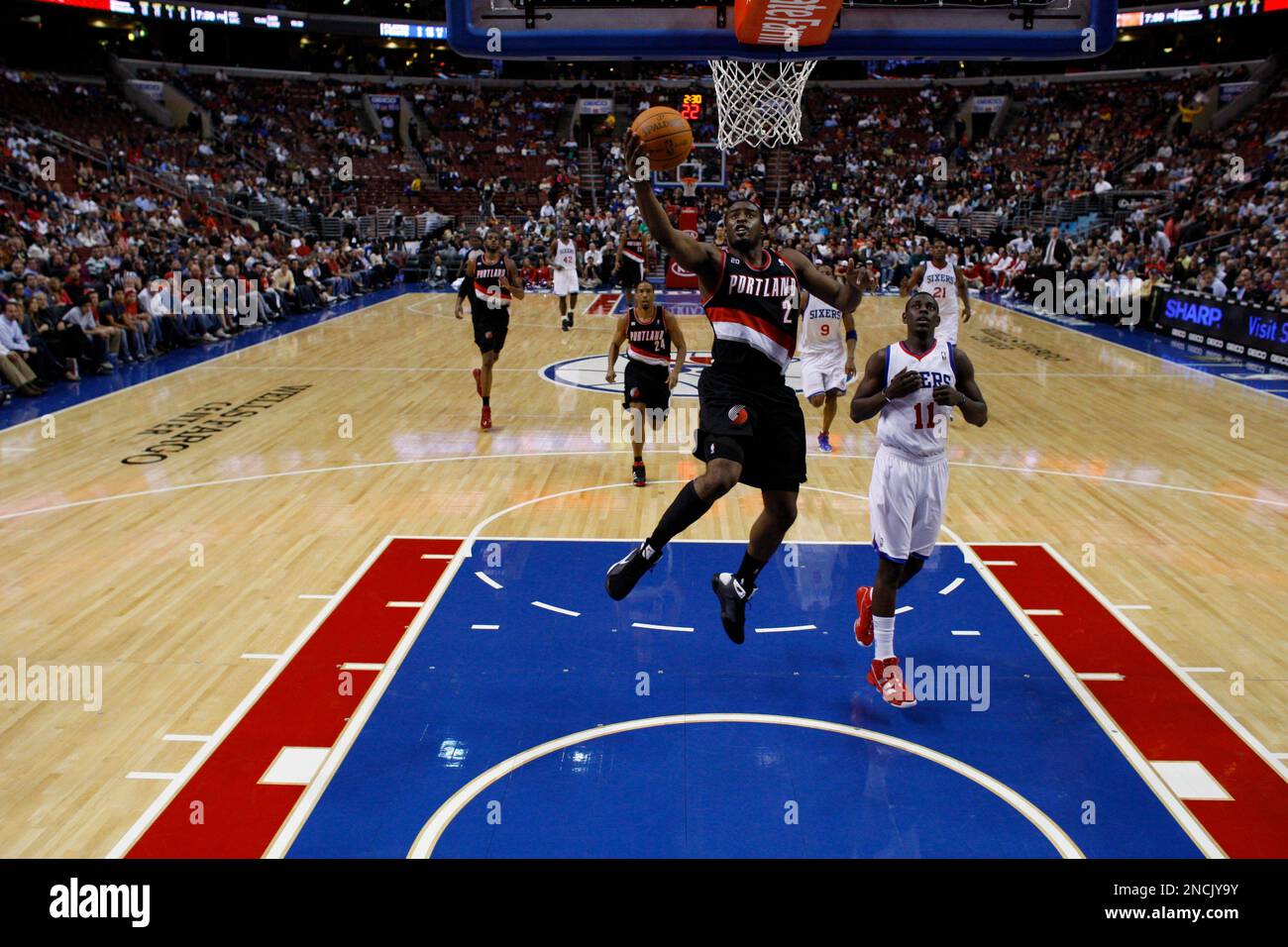Portland Trail Blazers' Wesley Matthews (2) during an NBA basketball ...