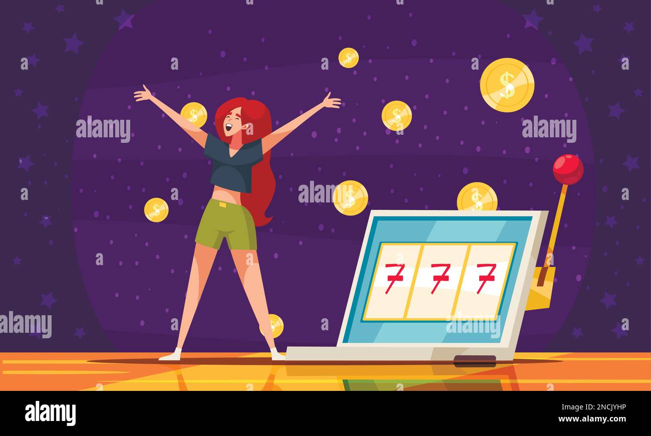 Lottery winner cartoon hi-res stock photography and images - Alamy