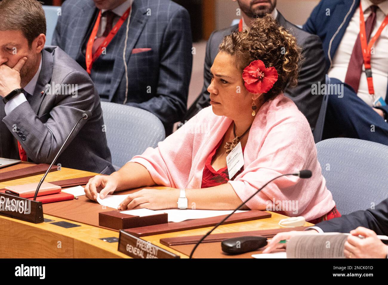 Coral Pasisi Siale, Director of Climate Change of the Pacific Community ...