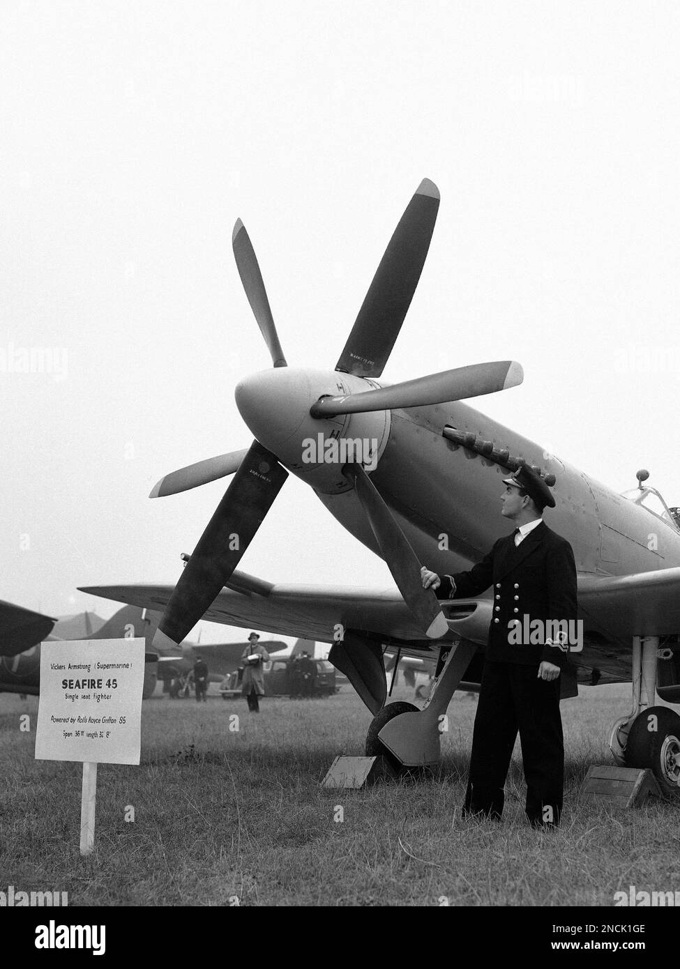 The Seafire Mark 45 was one of the navy’s latest aircraft seen on ...