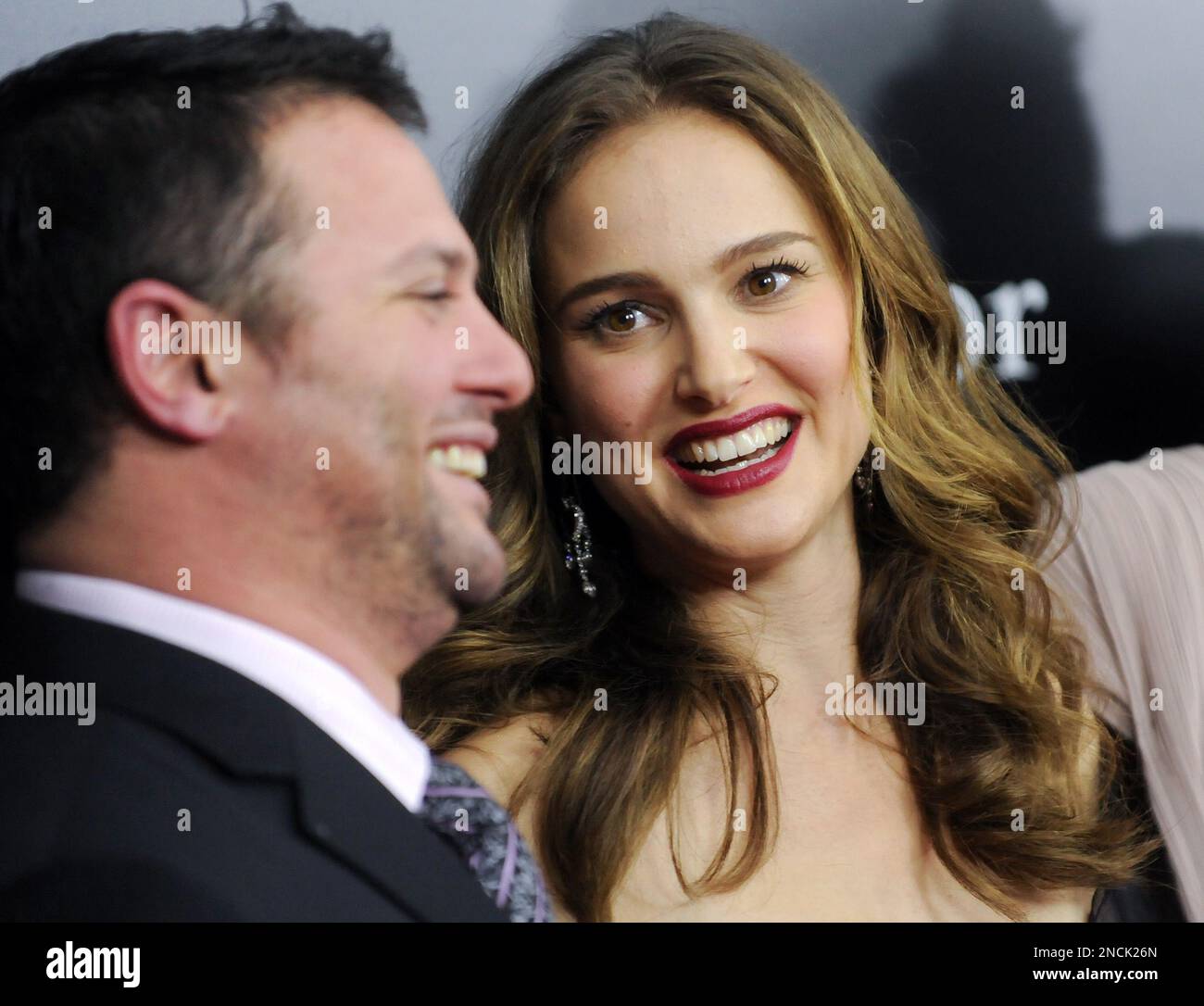 Actress Natalie Portman, right, and producer Scott Franklin attend the ...