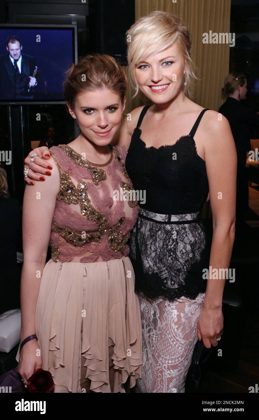 Kate Mara, left, and Malin Akerman are seen inside the InStyle Oscar ...