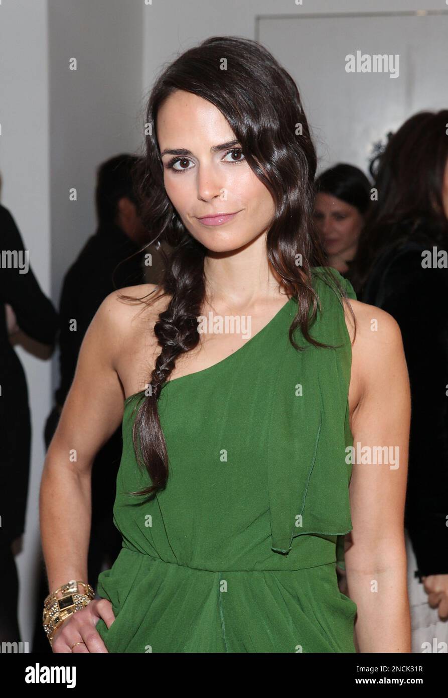 Jordana Brewster is seen at the MAC Alice + Olivia event on Thursday ...