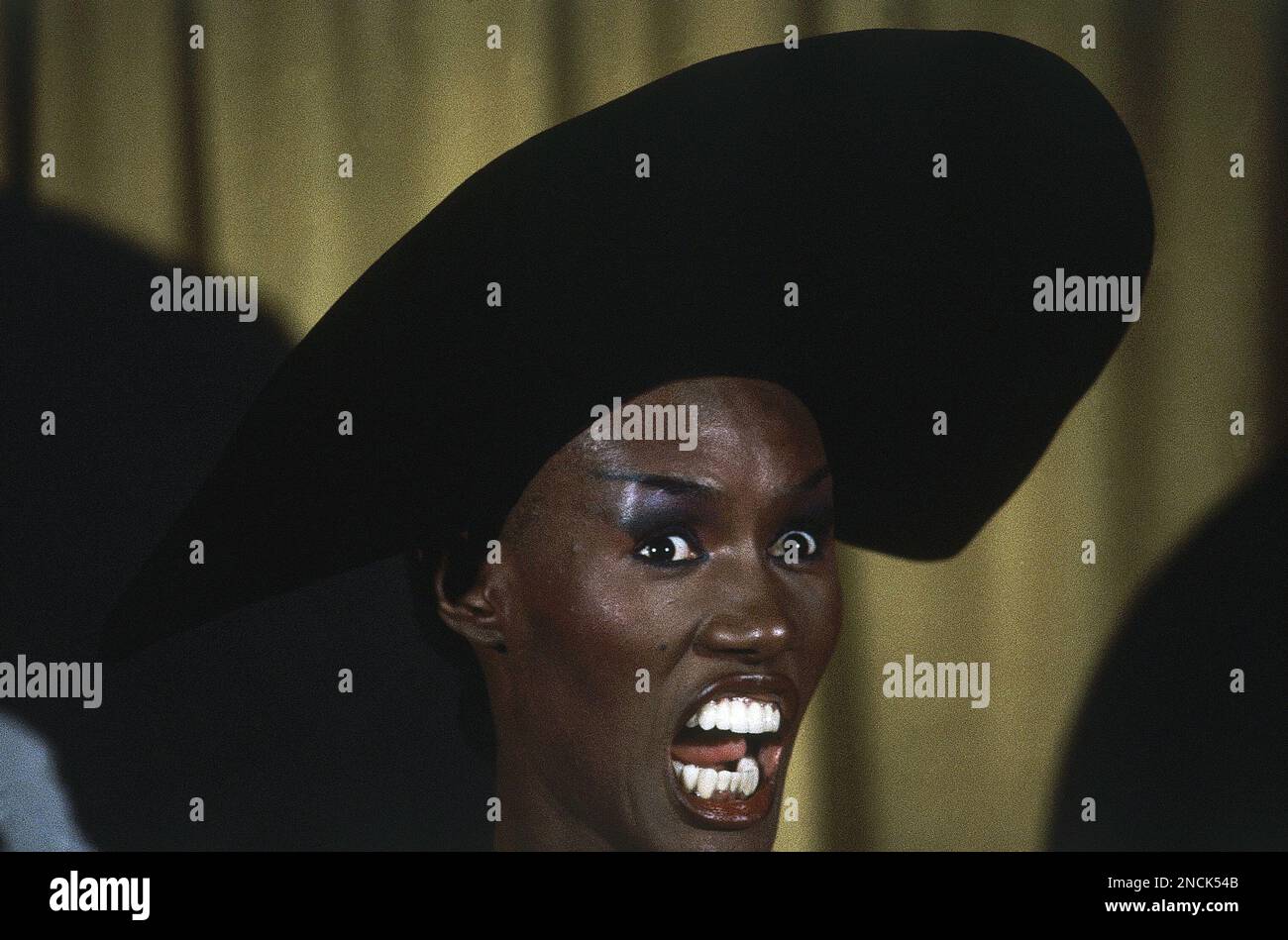 Singer Grace Jones at the Grammy Awards in Los Angeles, Feb. 28, 1984 ...