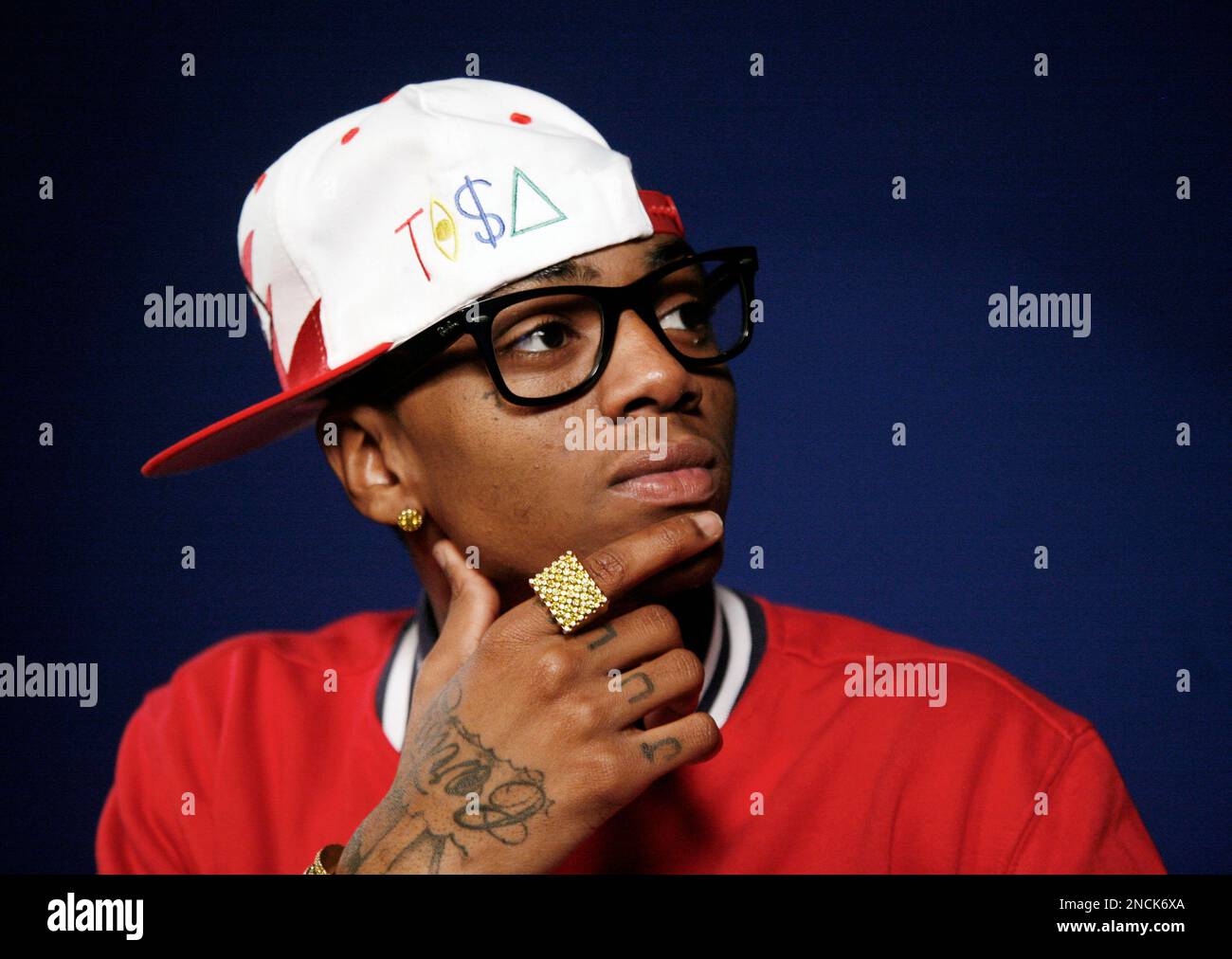 Recording artist Soulja Boy poses for a portrait Monday, Nov. 29, 2010 ...