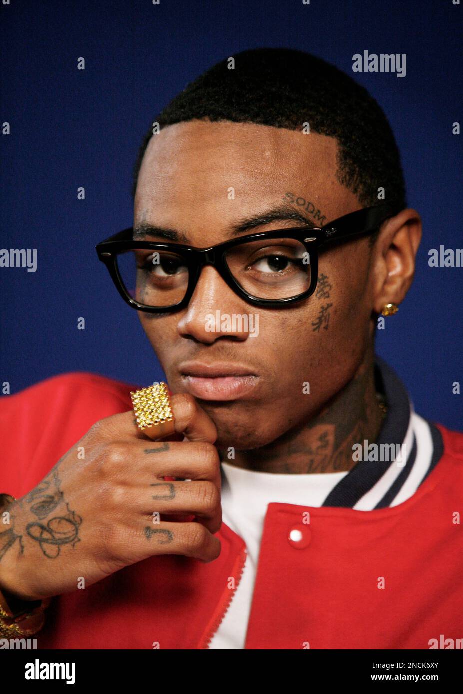 Recording artist Soulja Boy poses for a portrait Monday, Nov. 29, 2010 ...