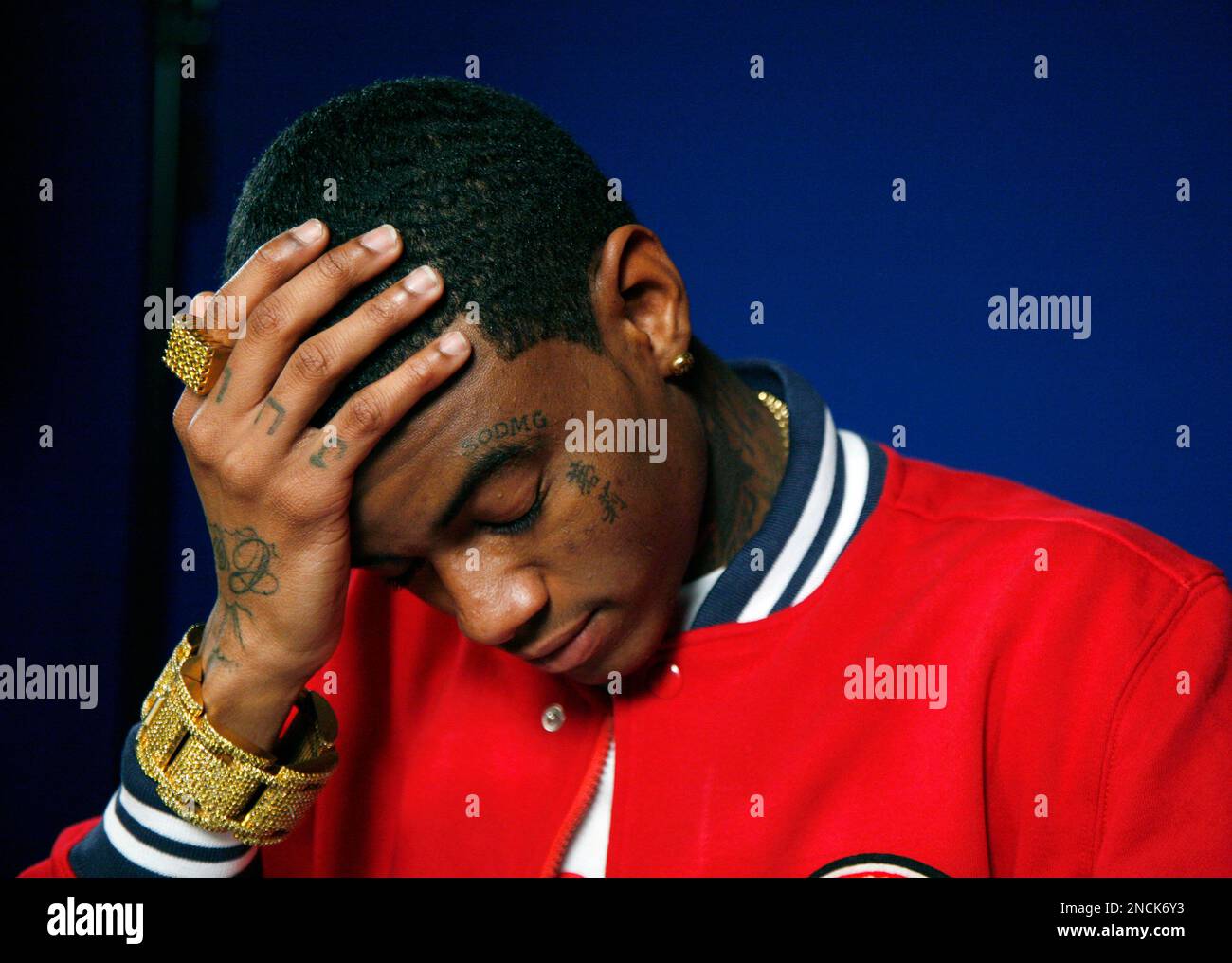 Recording artist Soulja Boy poses for a portrait Monday, Nov. 29, 2010 ...