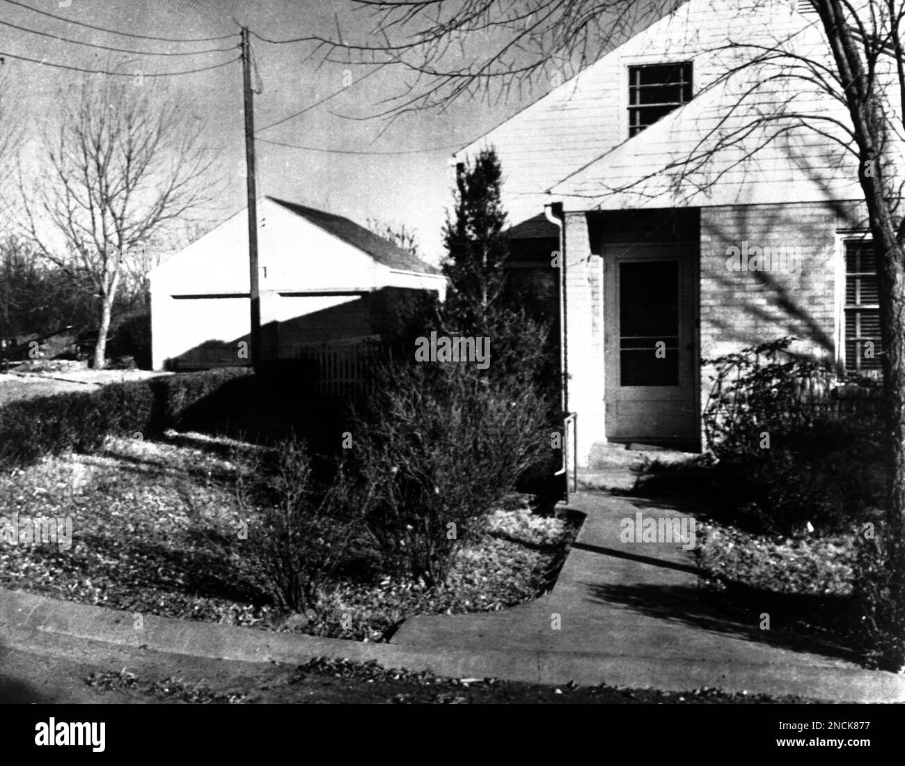 This was the side door of the Herbert Clutter home where Hickock and ...