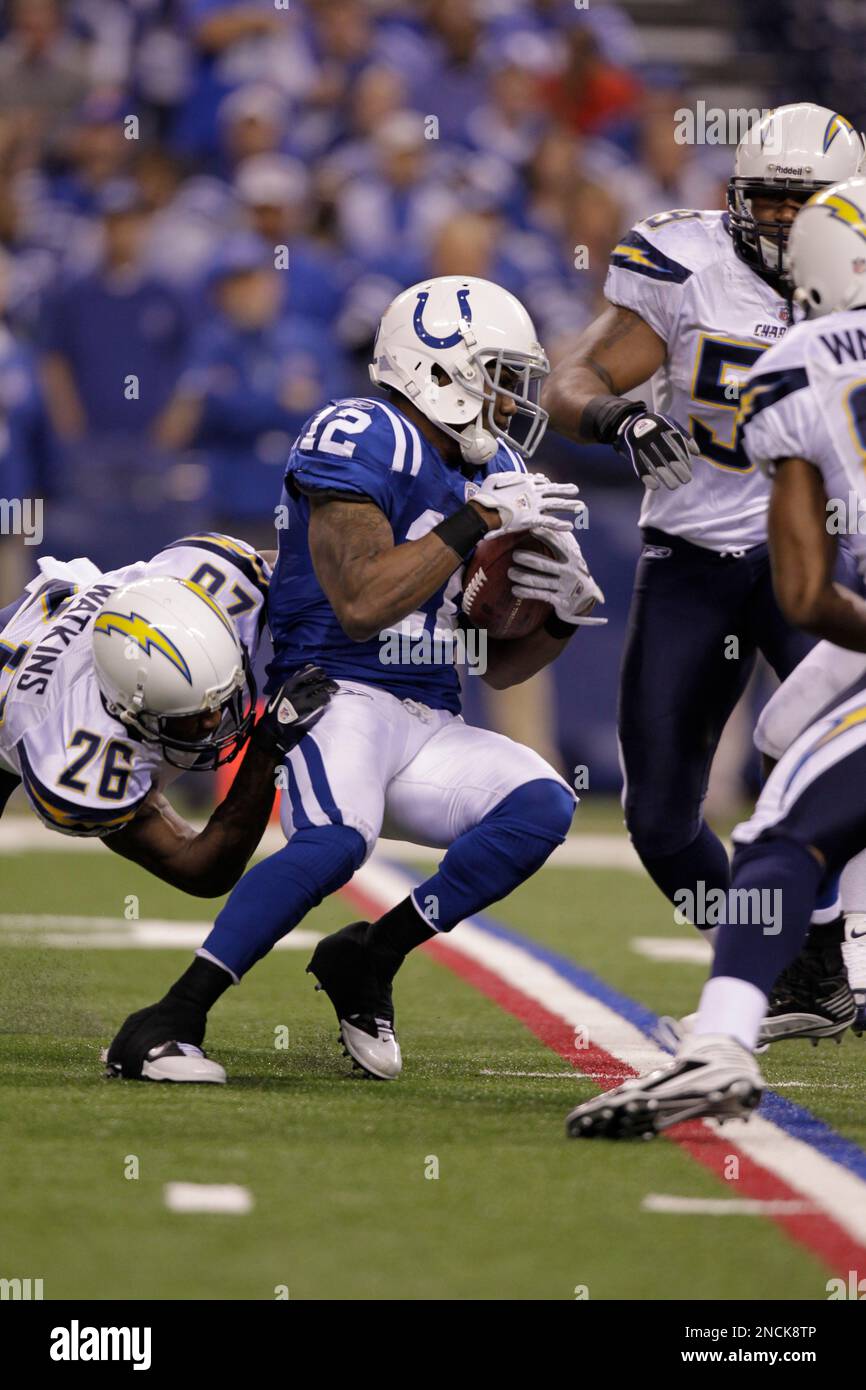 Indianapolis Colts wide receiver Brandon James returns a kickoff ...