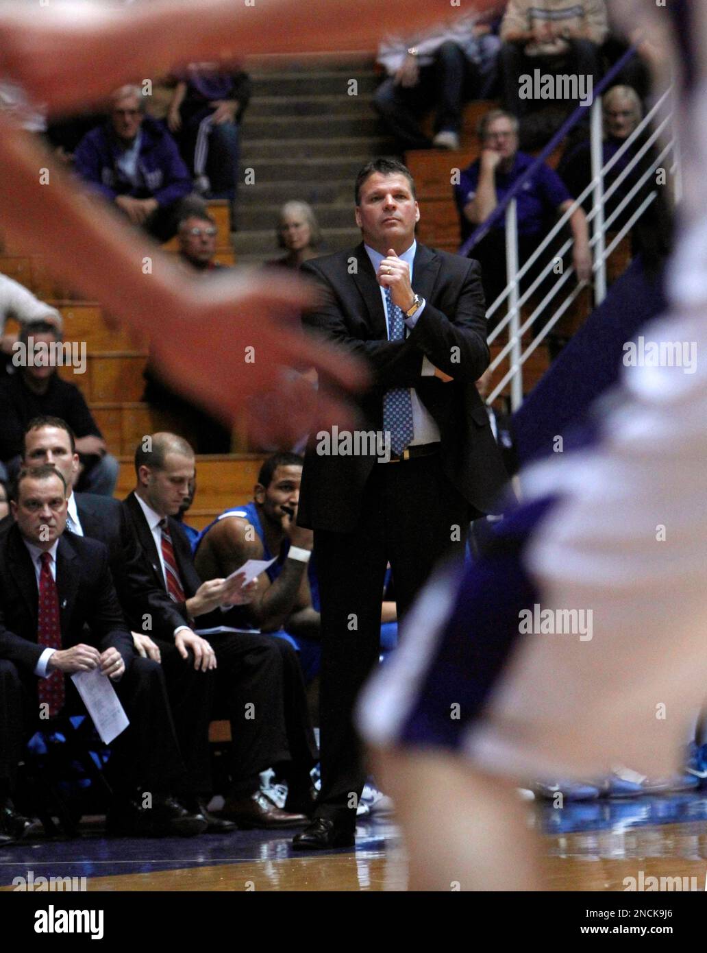 Creighton coach Greg McDermott watches during the first half of ... Creighton coach Greg McDermott watches during the first half of ...