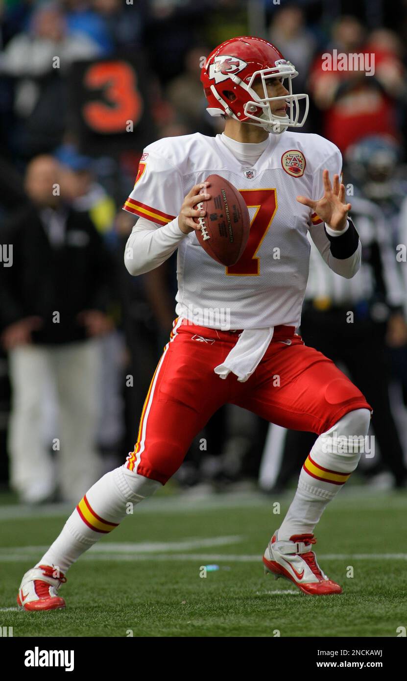 Kansas City Chiefs Matt Cassel (7) in action against the Seattle ...