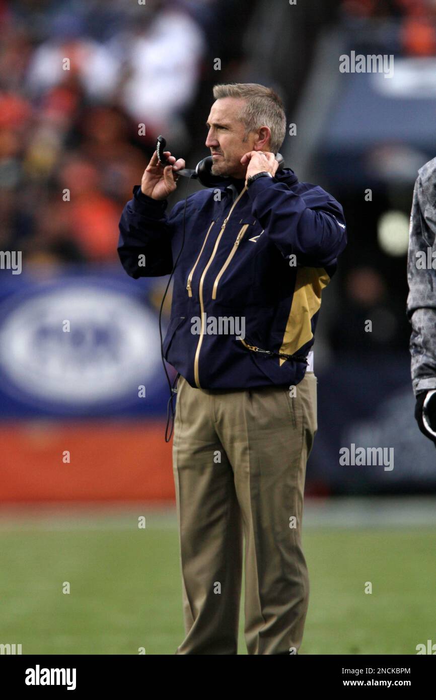 St. Louis Rams head coach Steve Spagnuolo looks on against the Denver ...