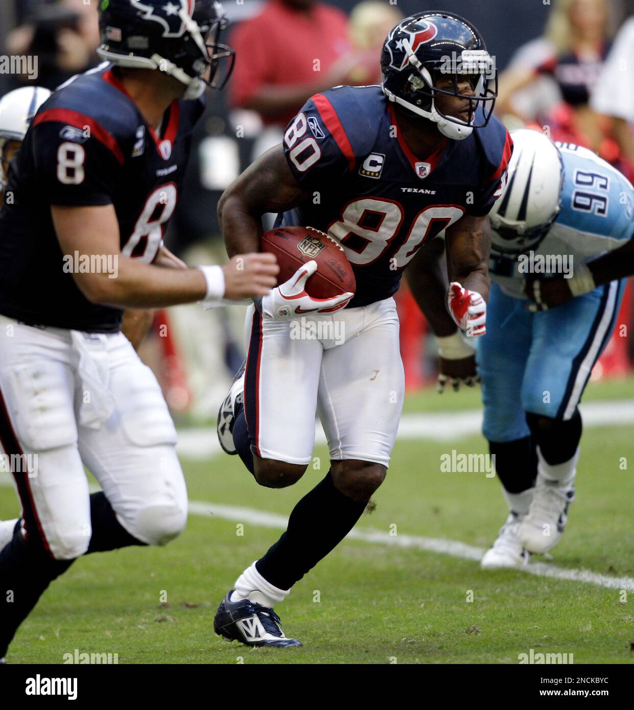 Houston Texans wide receiver Andre Johnson (80) in the fourth quarter ...