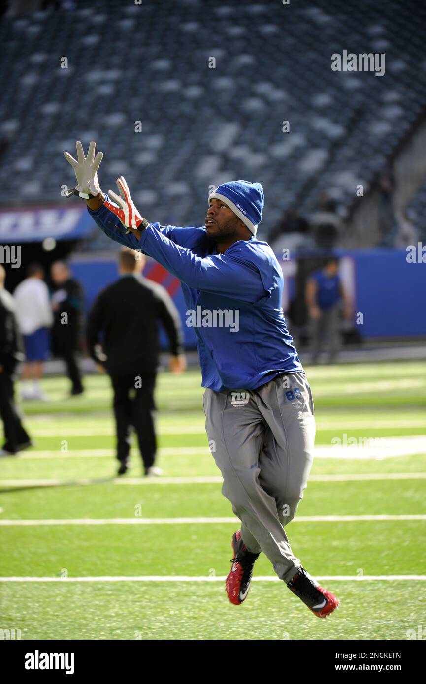 New York Giants' Derek Hagan before the NFL football game between the ...