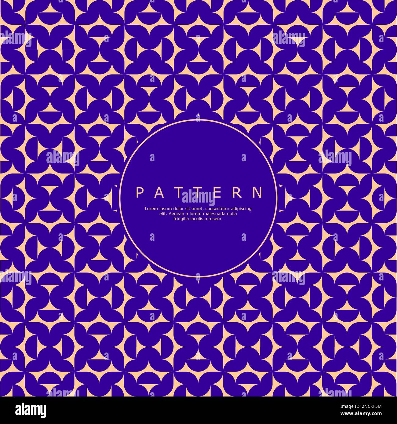 Luxury purple abstract circle seamless pattern. Geometric half circle ...