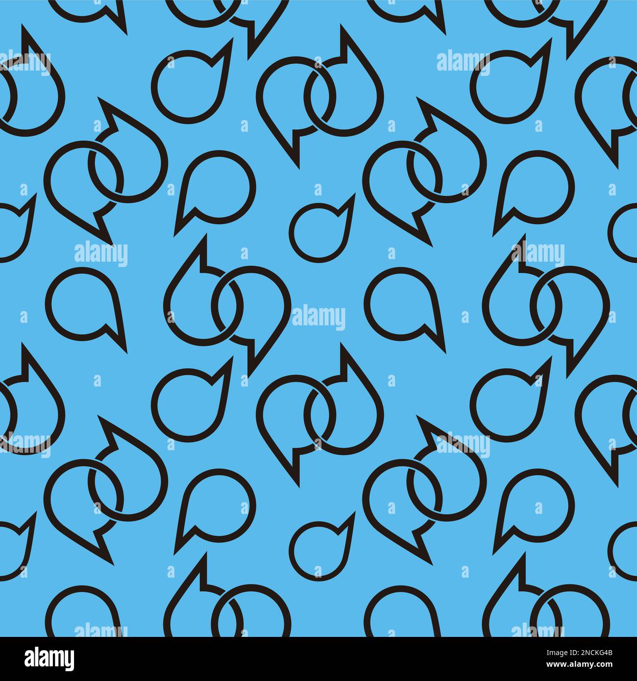 communication bubble talk seamless background vector Stock Vector Image ...