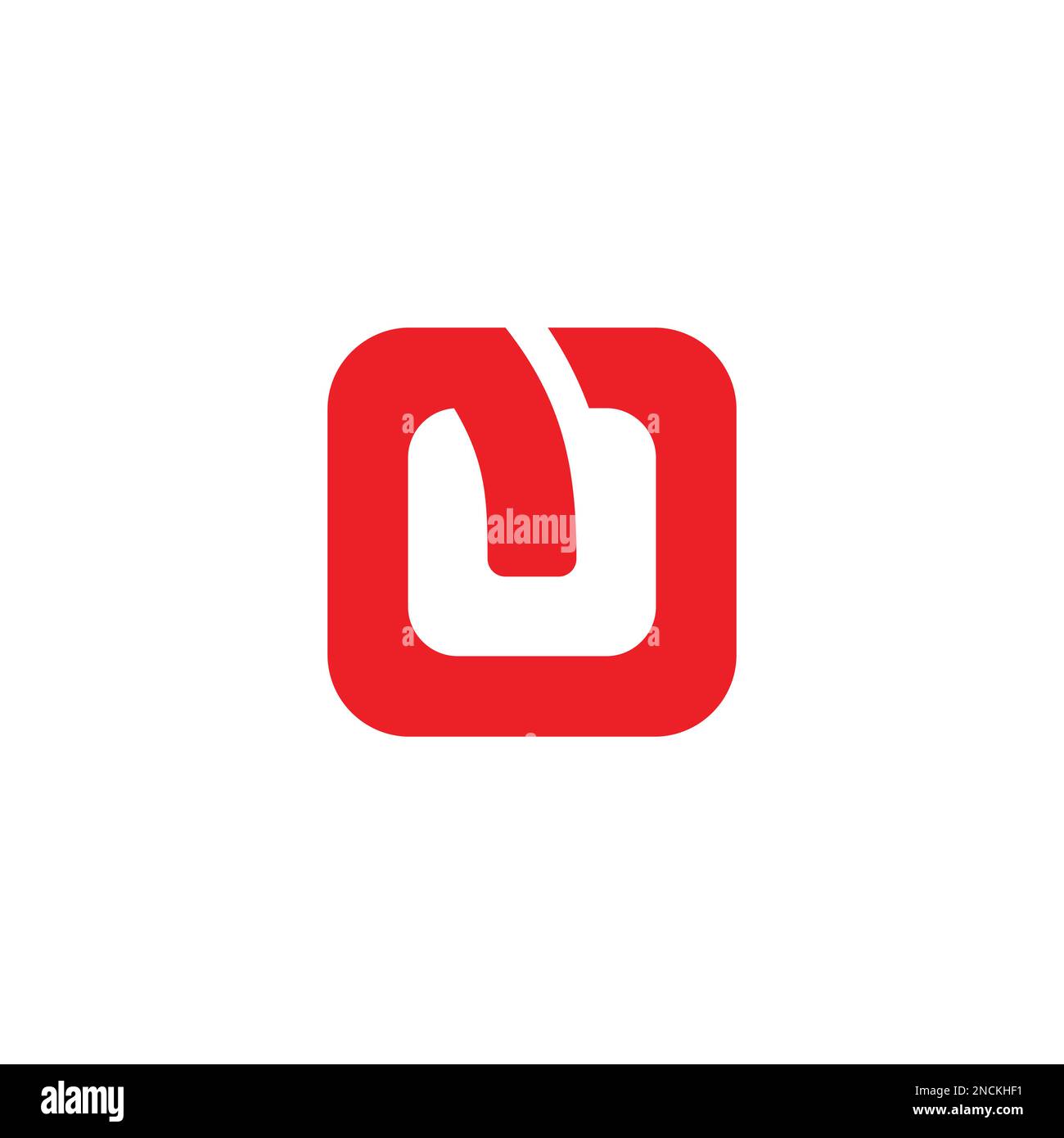 square power button simple geometric logo vector Stock Vector Image ...