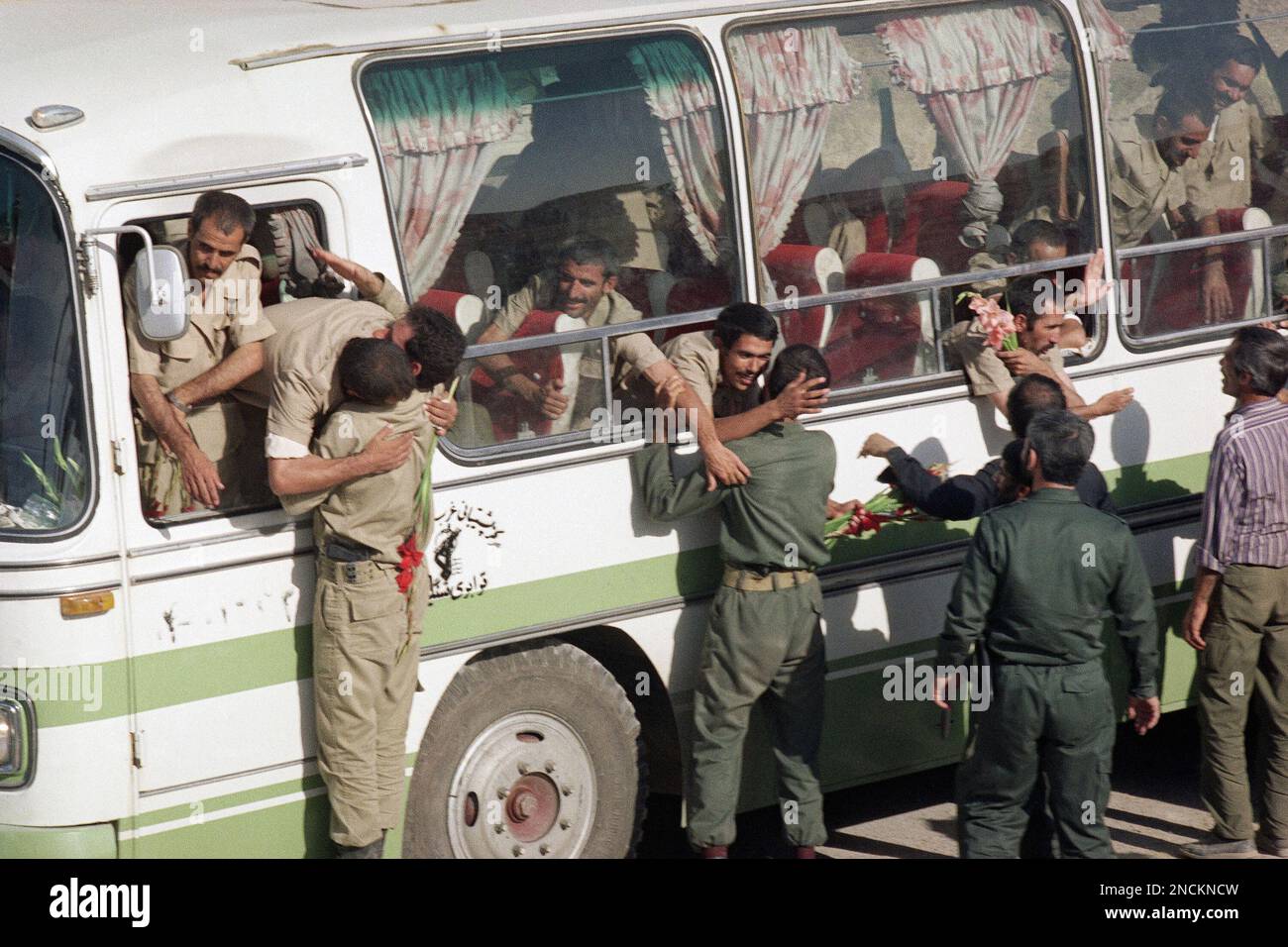 Iranian prisoners of war captured during the eight year Iraqi, Iranian ...