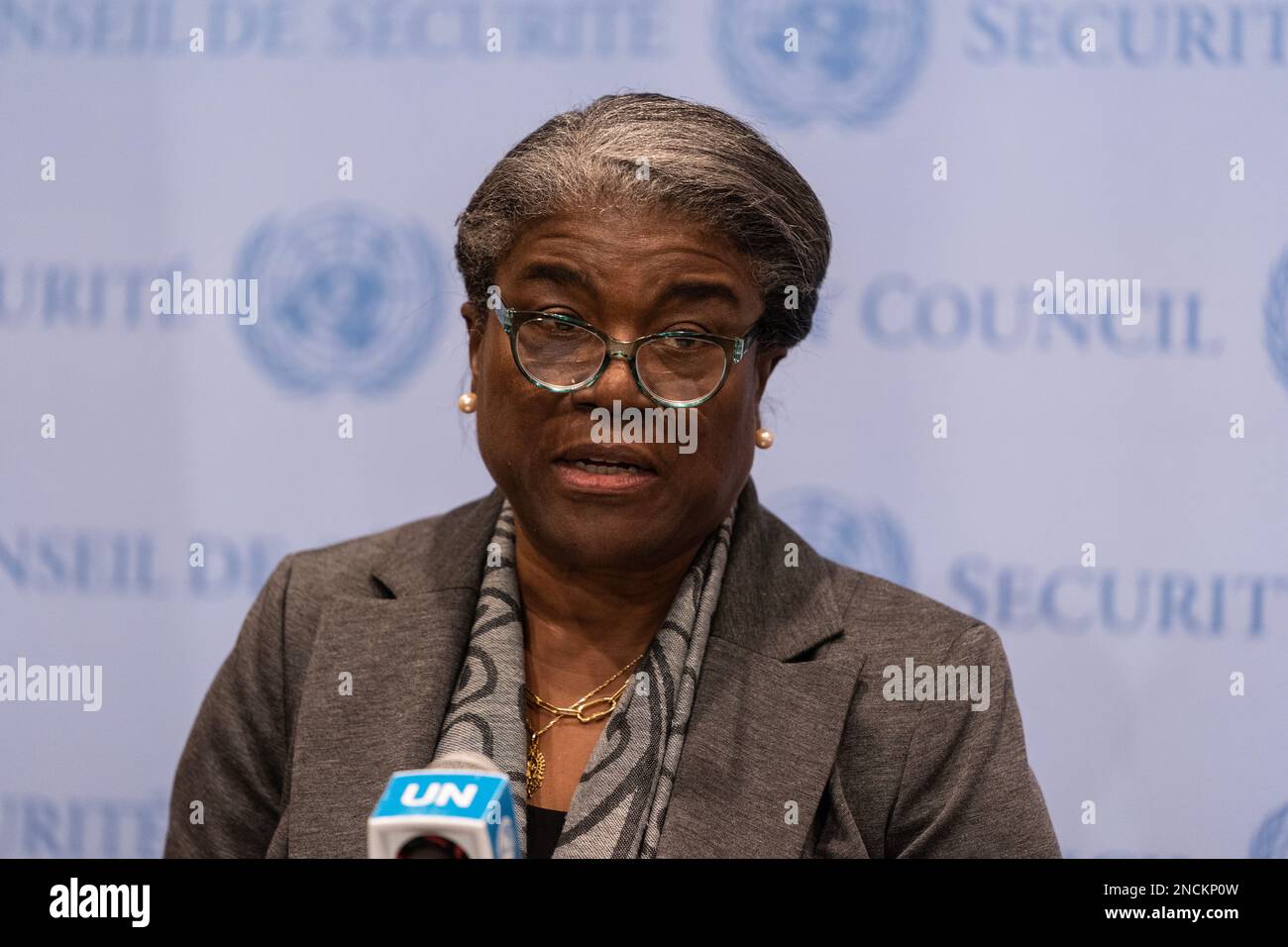 Press Encounter with Ambassador Linda Thomas-Greenfield, Permanent Representative of the USA to ...
