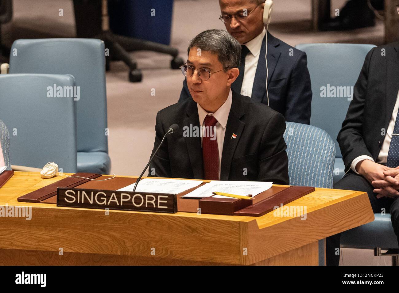 Muhammad Faishal Ibrahim speaks at Security Council meeting on sea ...