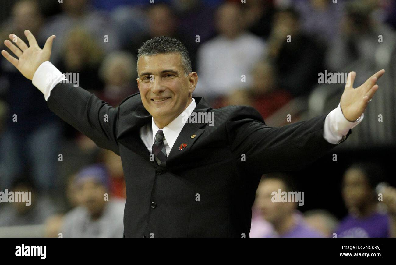 Kansas State coach Frank Martin during the second half of an NCAA ...
