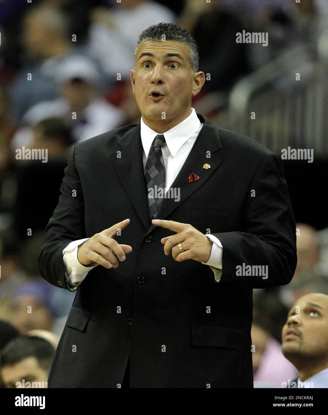 Kansas State coach Frank Martin during the second half of an NCAA ...