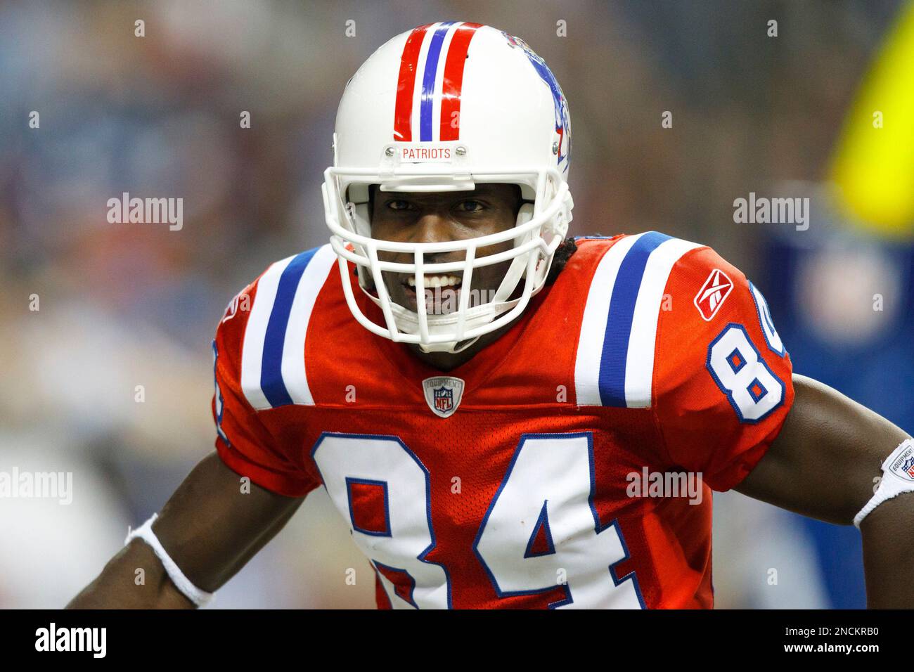New England Patriots wide receiver Deion Branch (84) during the NFL ...