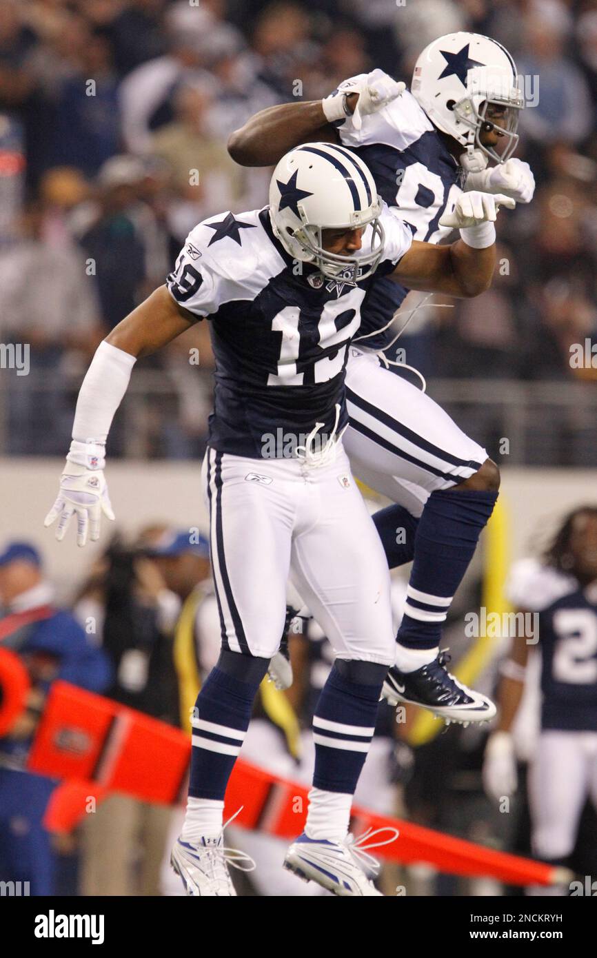 Dallas Cowboys wide receiver Miles Austin (19) celebrates his touchdown ...
