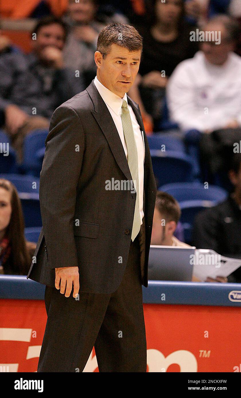 Boise State coach Leon Rice watches his team play Eastern Washington ...