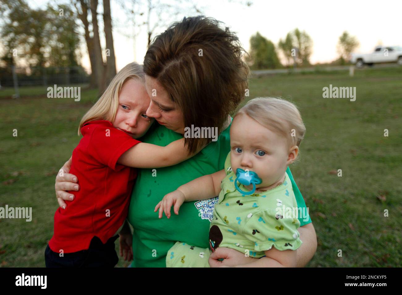 In this Nov. 11, 2010 photo, Kaylee Kemp, 3, daughter of Roy Wyatt Kemp ...