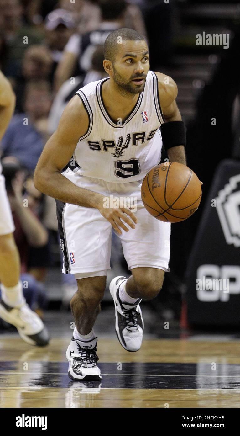San Antonio Spurs' Tony Parker, of France, during the second quarter of ...