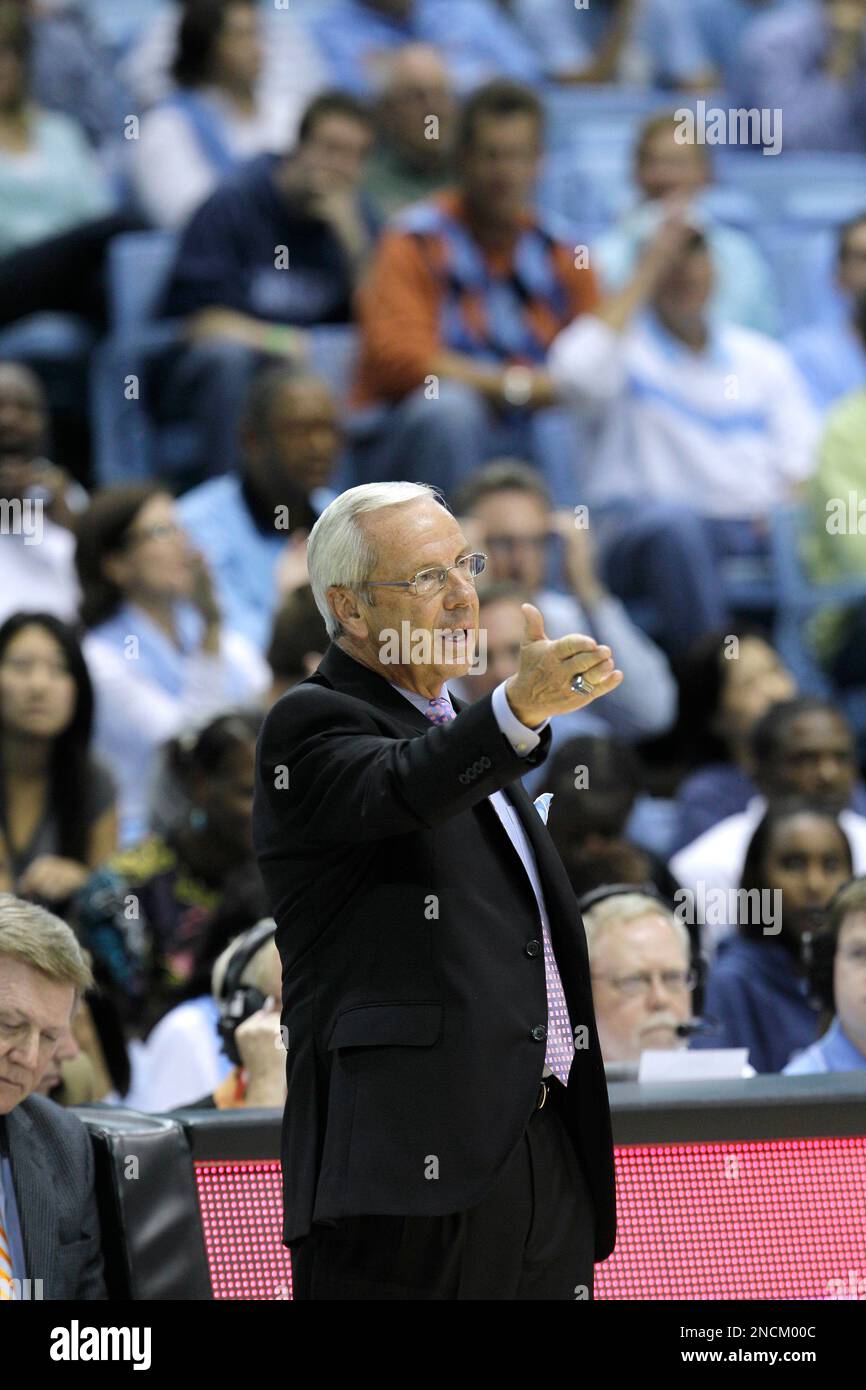 North Carolina coach Roy Williams coaches against North Carolina ...