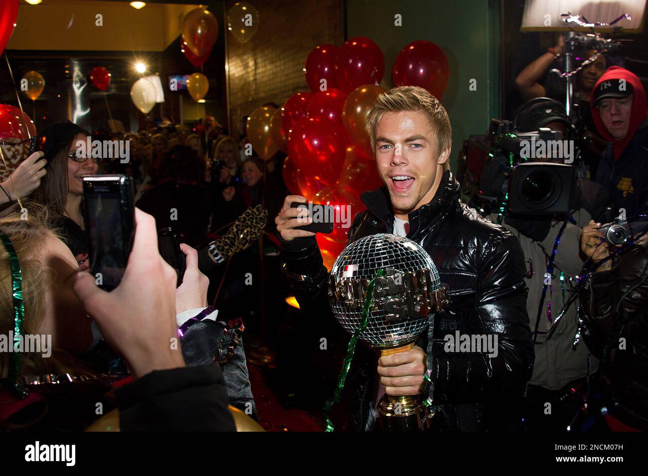 "Dancing with the Stars" winner, Derek Hough arrives for an appearance ...