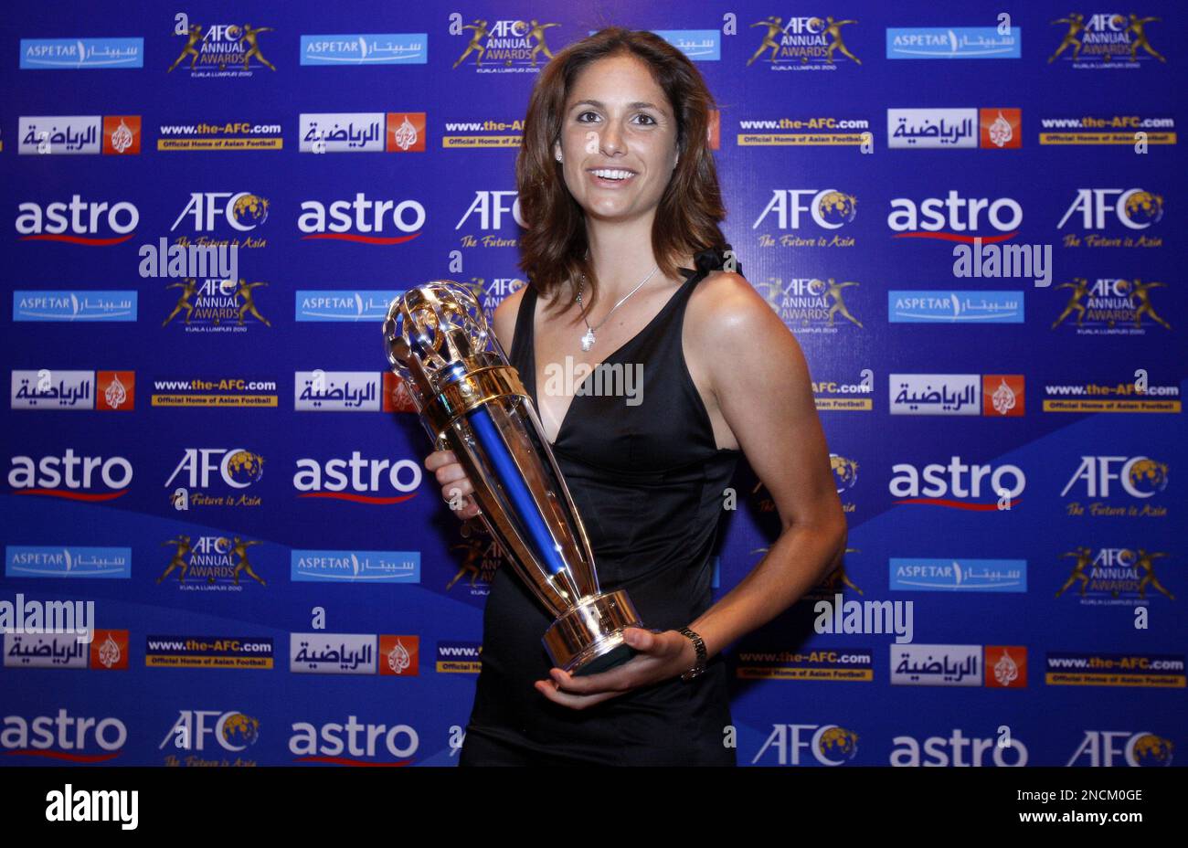 Kathryn Anne Gill of Australia, the winner of the Asian Football ...