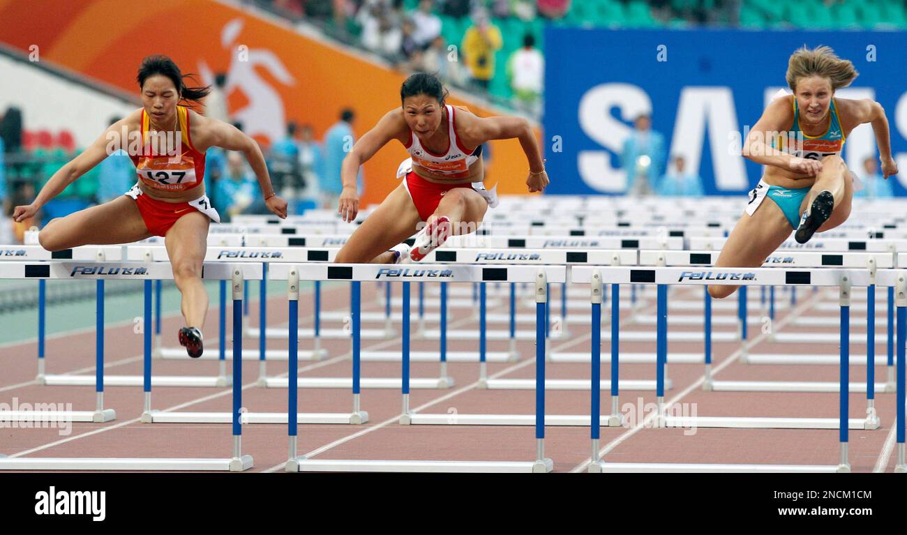 From left, China's Sun Yawei, South Korea's Lee Yeon Kyung and ...