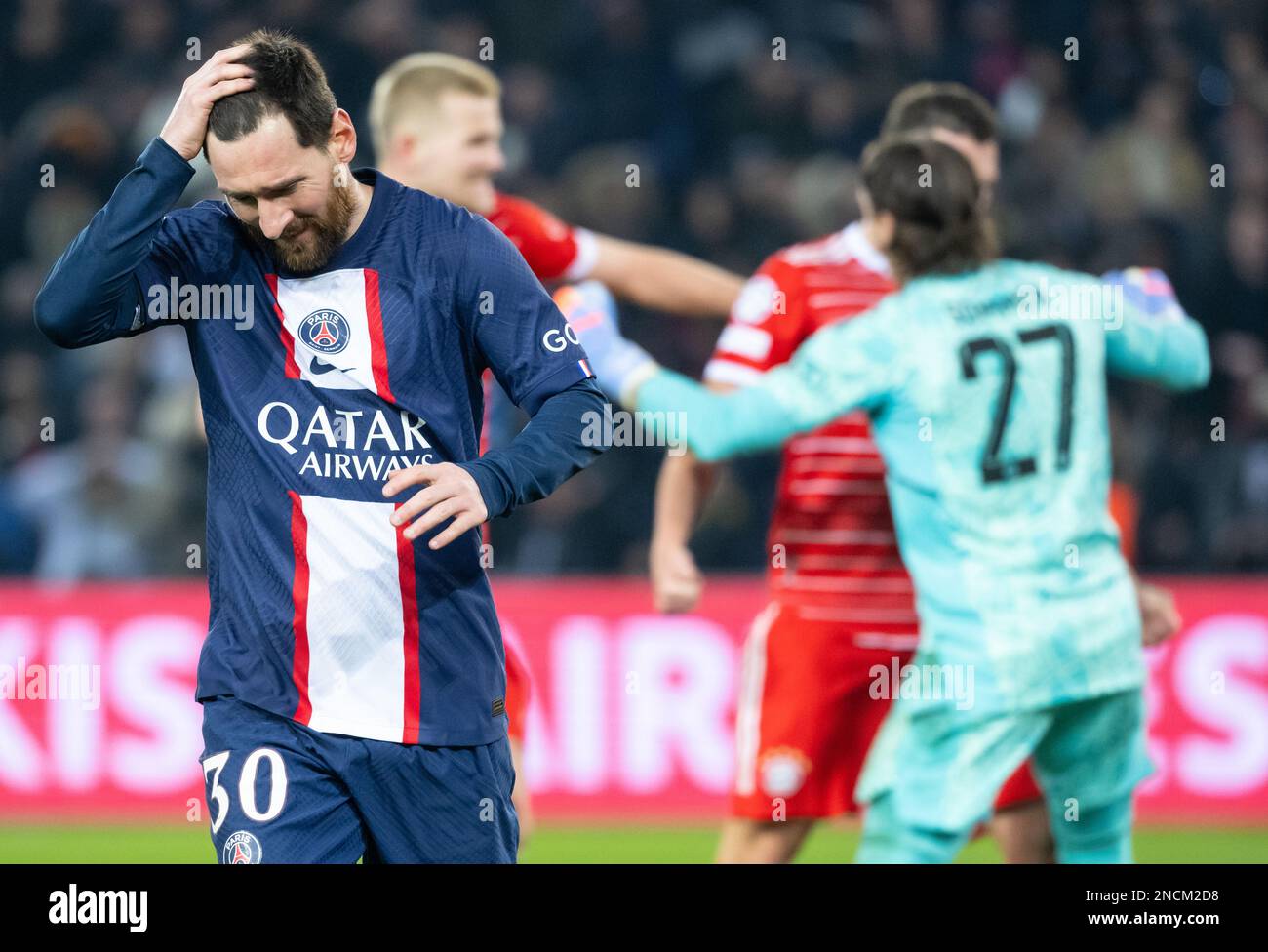 Paris, France. 14th Feb, 2023. Soccer: Champions League, Paris Saint ...