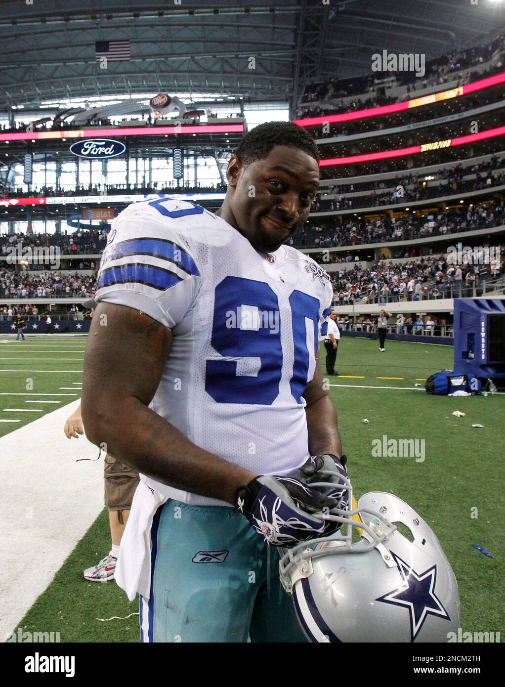 Dallas Cowboys defensive tackle Jay Ratliff (90) during an NFL football ...